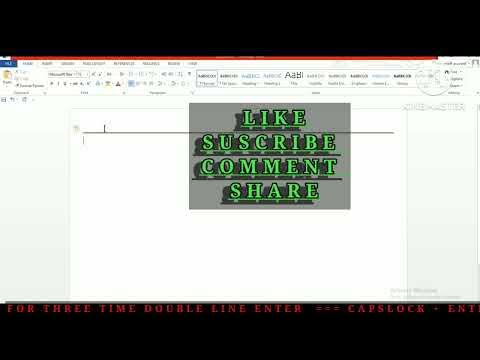 how to give underline by keyboard, underline shortcut key - YouTube