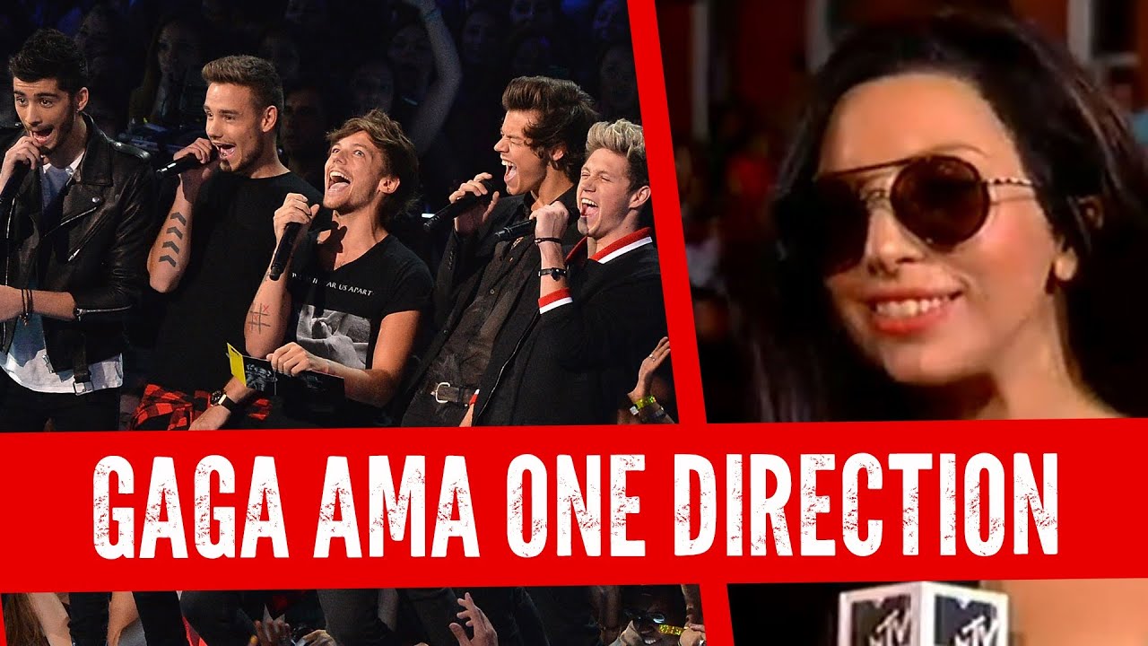Lady Gaga Defiende a One Direction en los VMAs! - YouTube