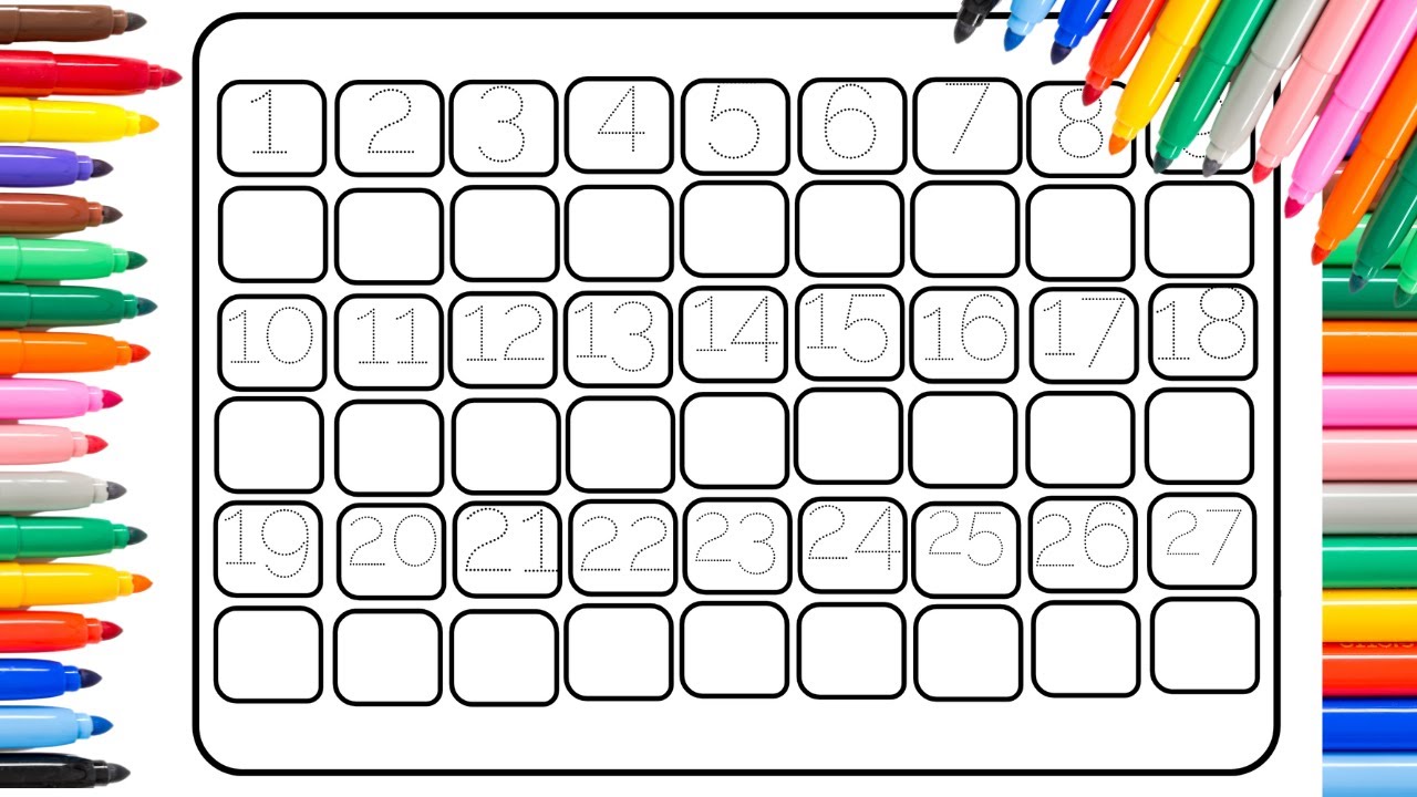 Fun and Learn Numbers || one,two,three || 1 2 3 4 5 6 7 8 9 10 || Easy ...