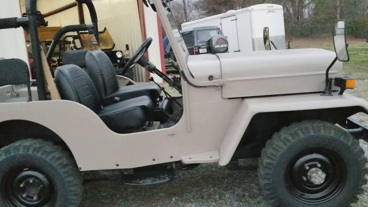 1990 Mitsubishi J53 Jeep Turbo Diesel by Paladin Trucks - YouTube