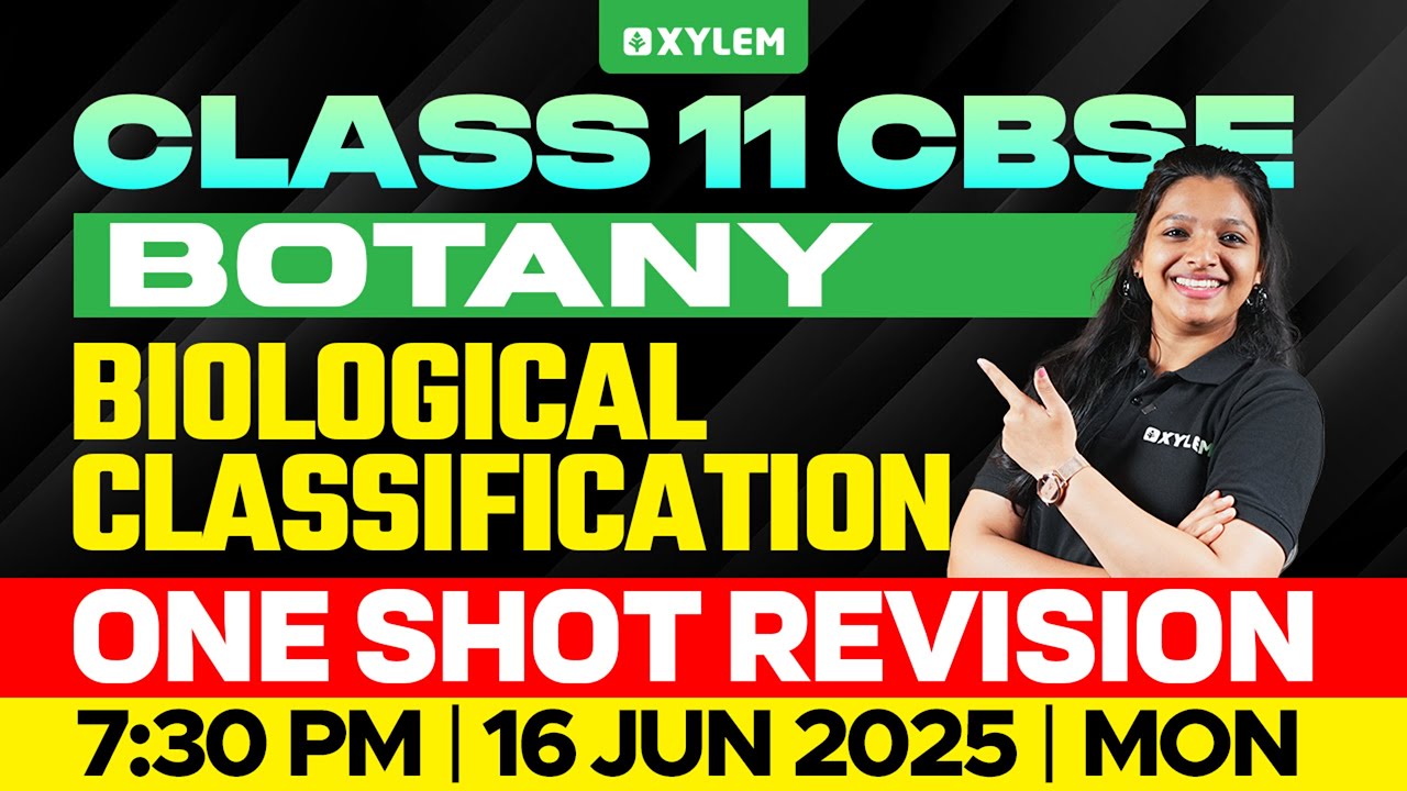 Class 11 CBSE Botany | Biological Classification - One Shot Revision ...
