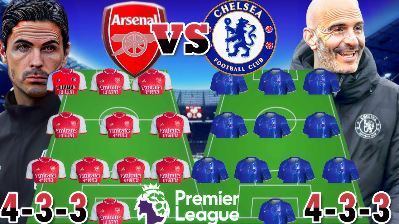 LONDON DERBY: NEW ARSENAL VS CHELSEA PREDICTED XI IN THE EPL MATCH WEEK ...