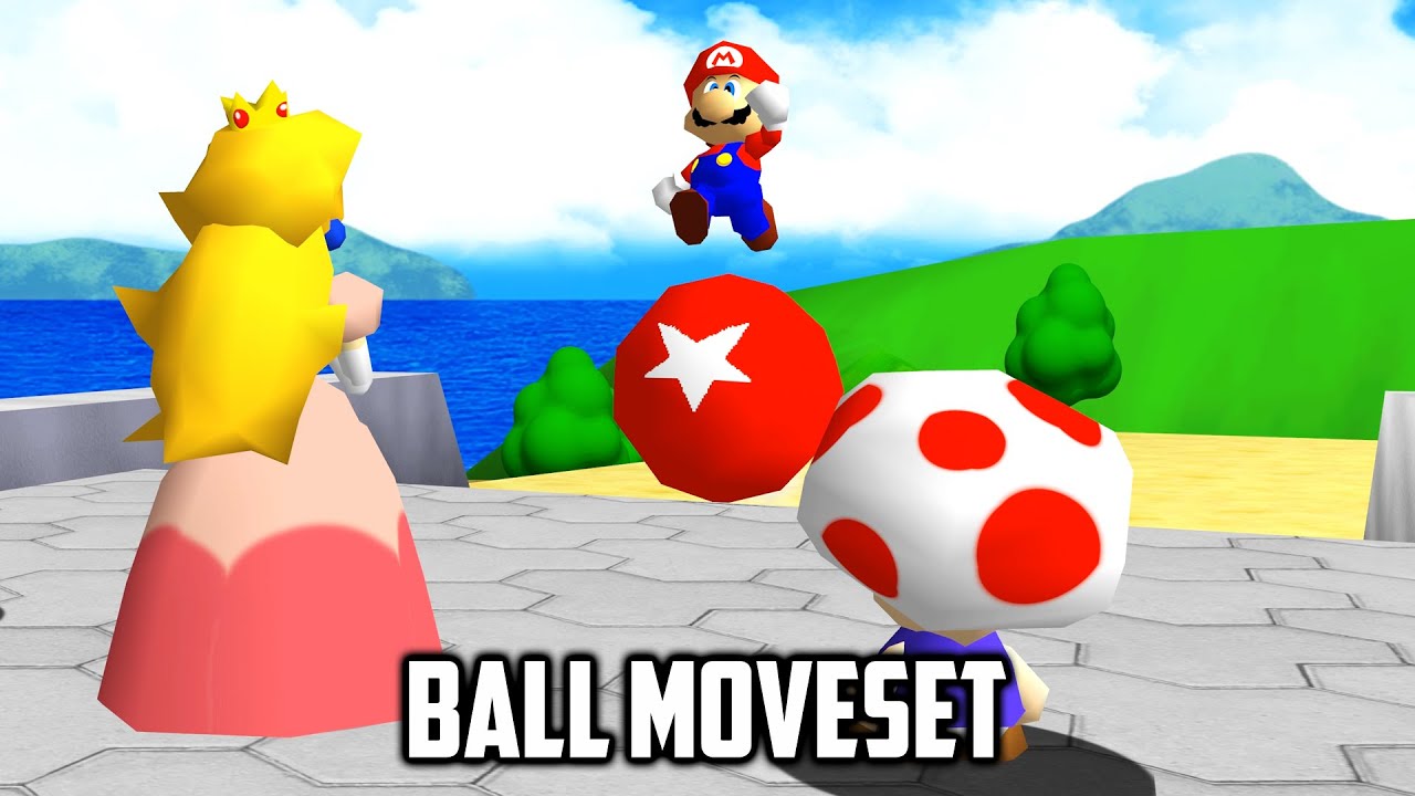 ⭐ Super Mario 64 PC Port - Ball Moveset vBall.1 - YouTube