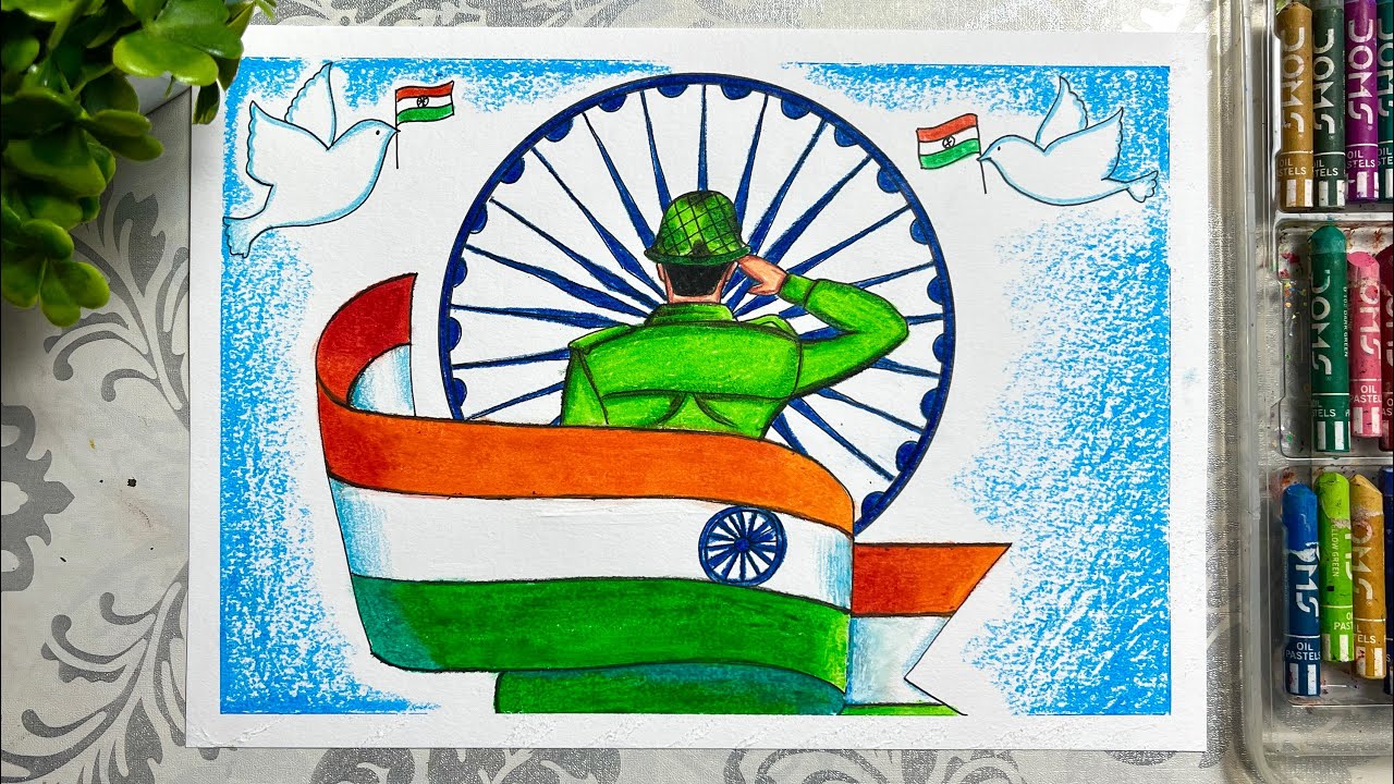 Independence Day Drawing, 15th August Drawing, Independence Day Chart ...