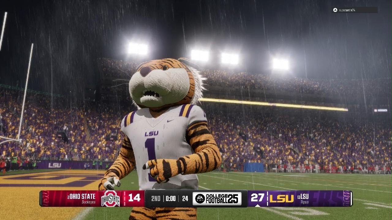 LSU Ashton Stamps 91 Yard Pick 6 Return - YouTube