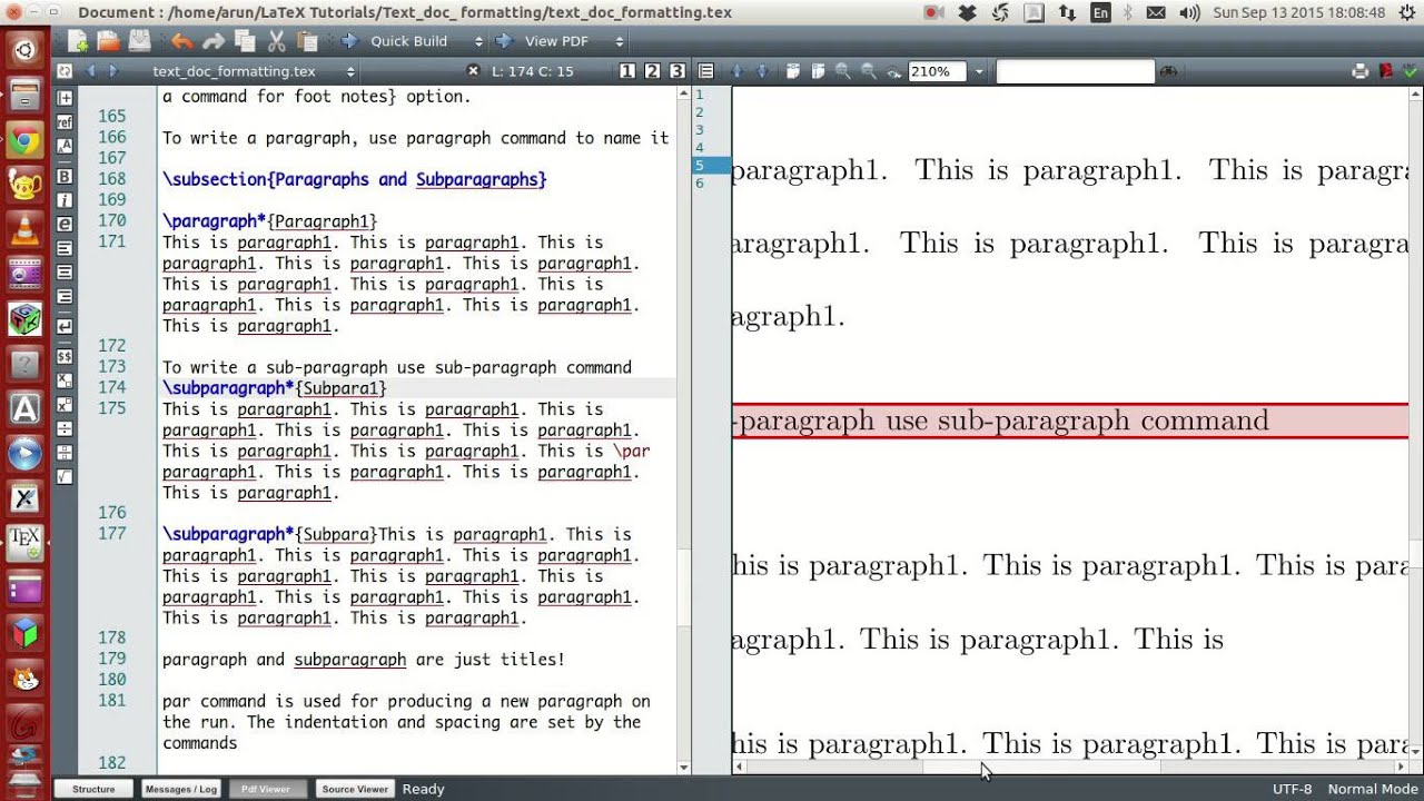 Latex Programming : 023 : Document Formatting And Features - Youtube