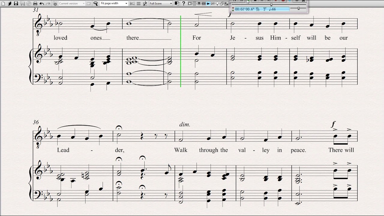 2nd Tenor We Shall Walk through the Valley - YouTube