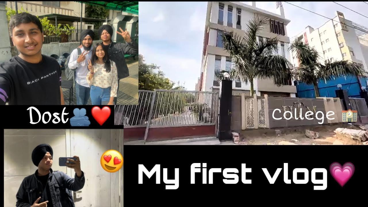 MY FIRST VLOG 💗 // collage tour 🏫🌹 // VLOGGER PAJI 📸 // VLOG-01🌸//#iitm ...