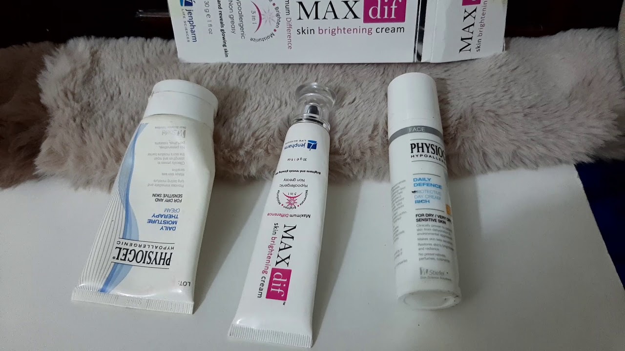 Physiogel+Maxdif skin brightening cream - YouTube