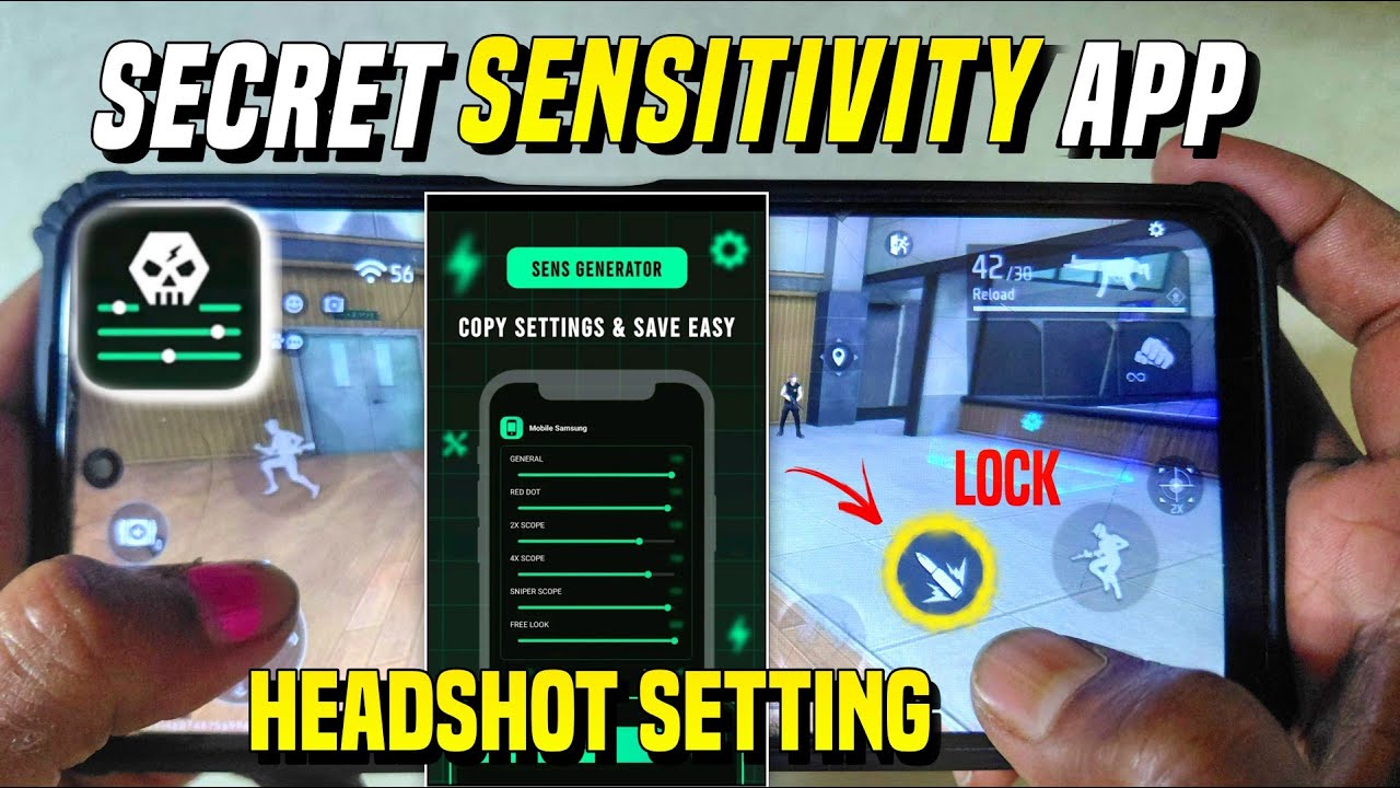 Best Free Fire Sensitivity Settings (APP REVIEW) - YouTube