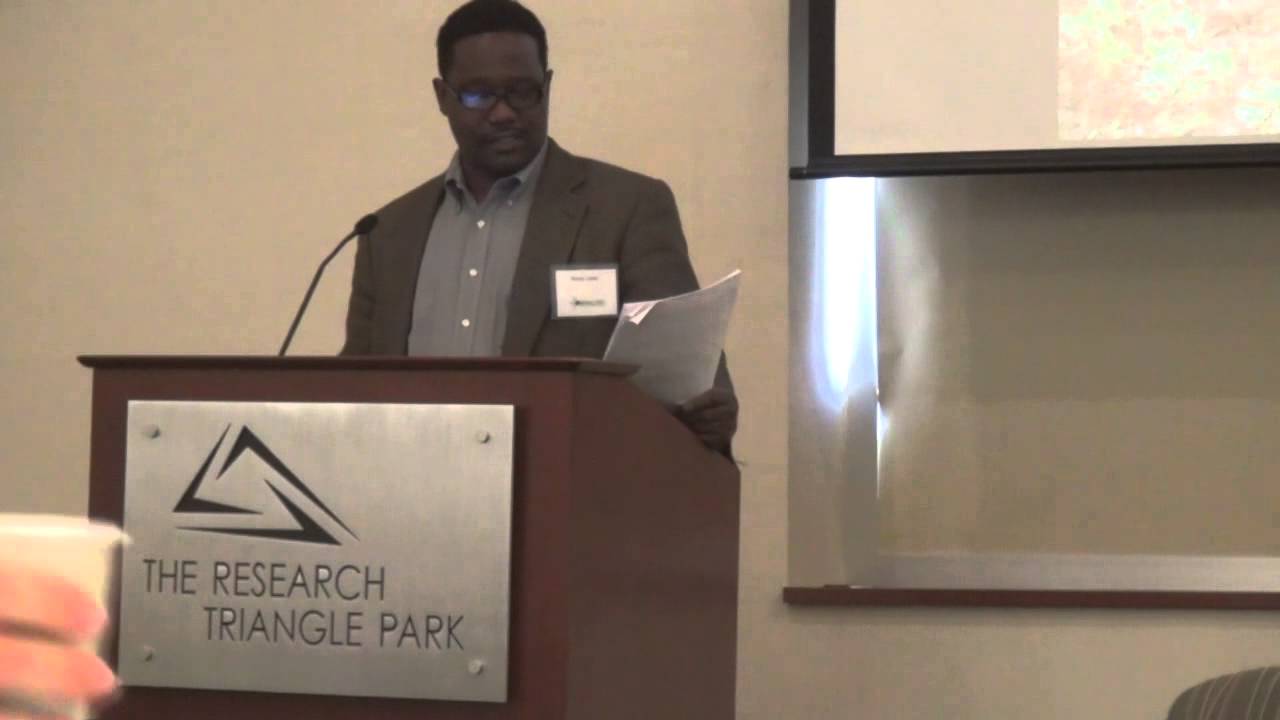 Educator Ricky Lewis speaks at the EV Challenge Benefit Breakfast ...