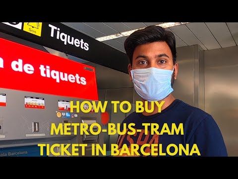How to Buy Metro-Bus-Tram ticket in Barcelona Spain ?