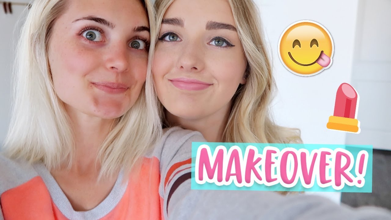 TURNING MY SISTER INTO ME! CUTE MAKEOVER! - YouTube