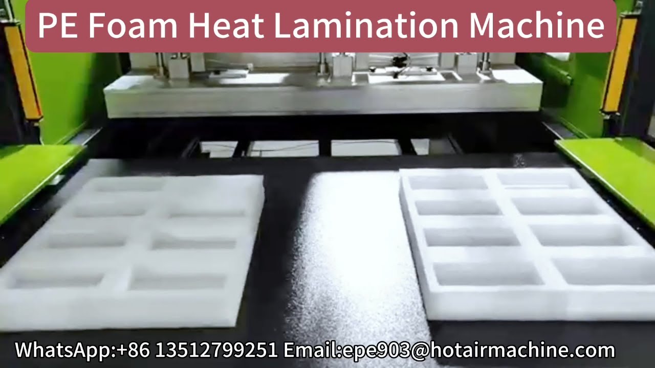 PE Foam Heat Lamination Machine | EPE Foam Hot Plate Bonding Machine ...