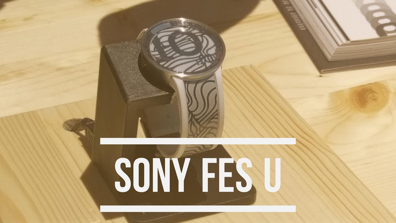 Sony FES U Watch con cinturino E-ink | Anteprima IFA 2016 - YouTube