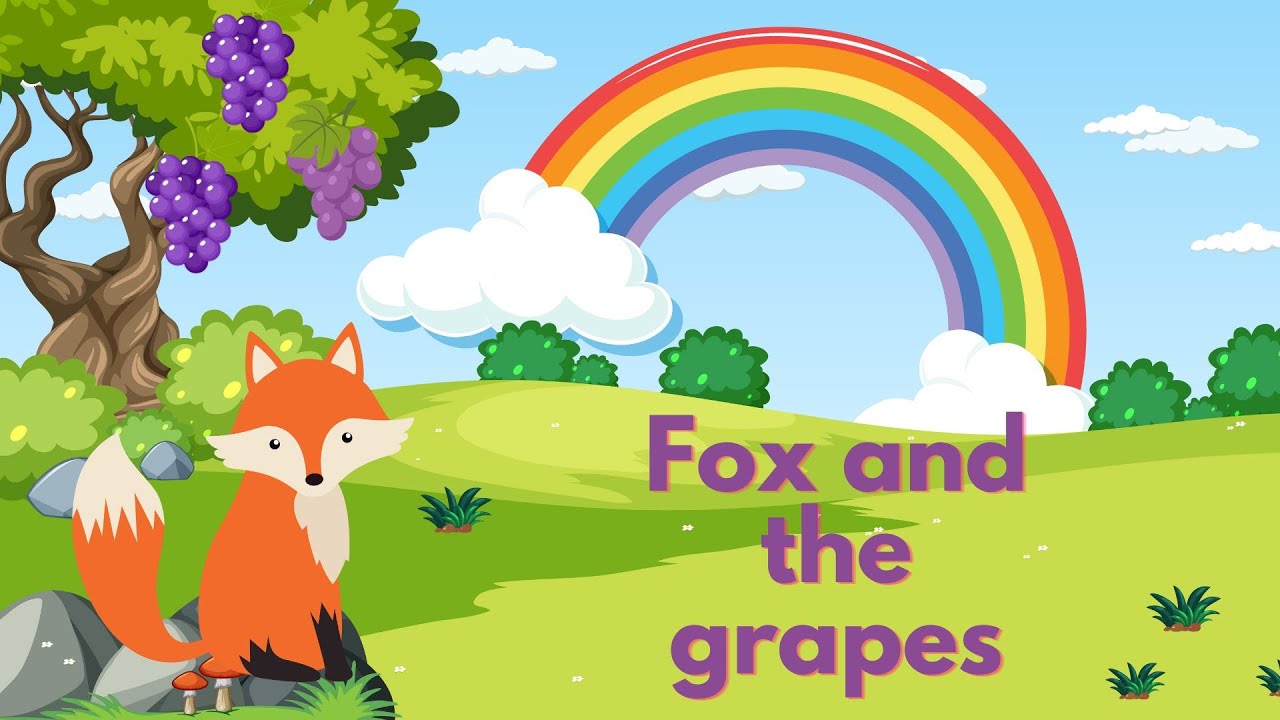 Fox and the grapes-short story for kids -bedtime story - YouTube