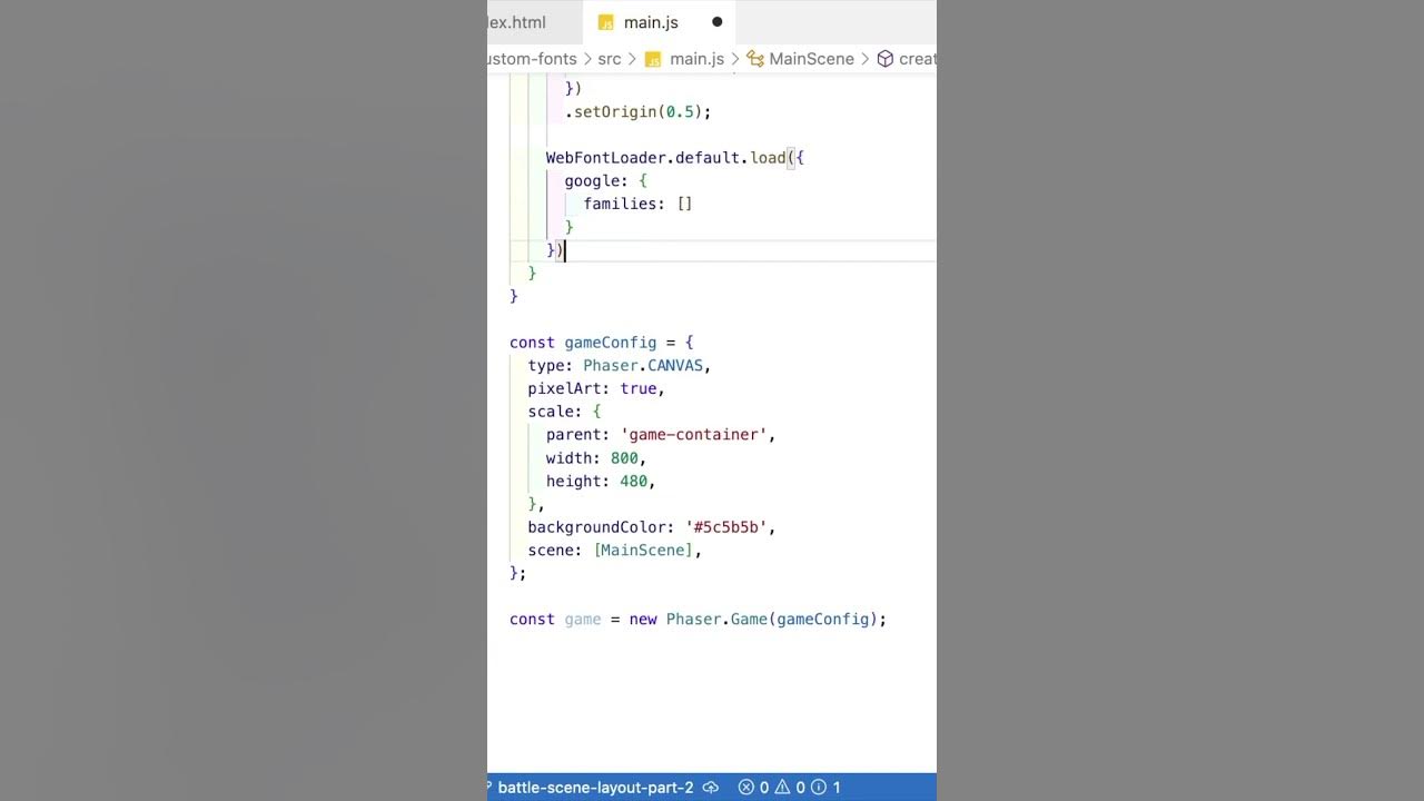 How to use custom fonts in Phaser 3 #phaser - YouTube