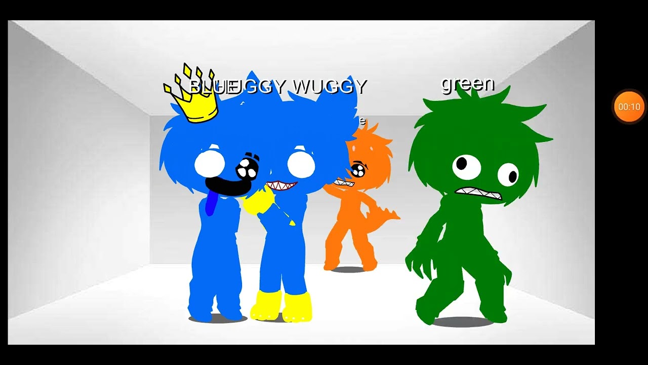 HUGGY vs blue - YouTube
