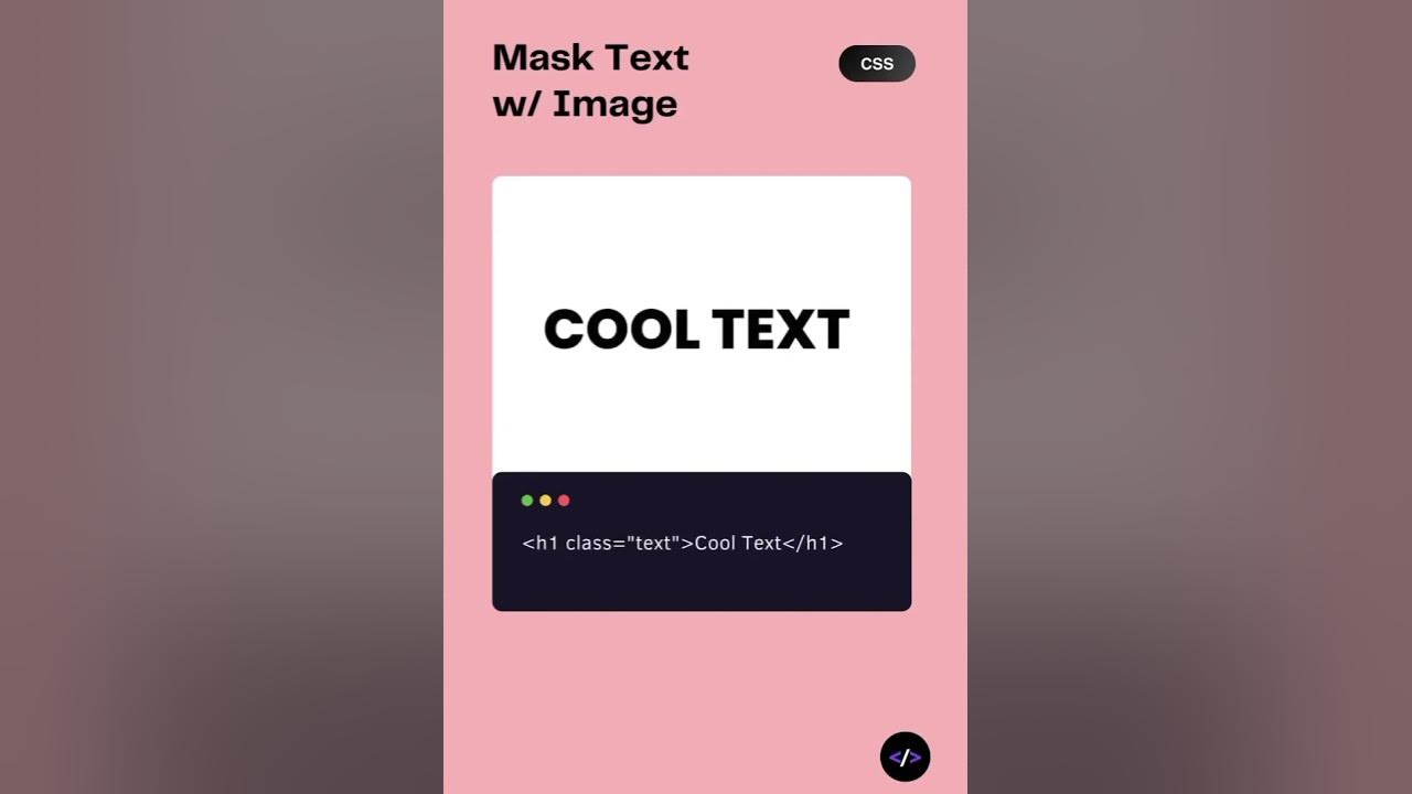Creative Text Masking with CSS - YouTube