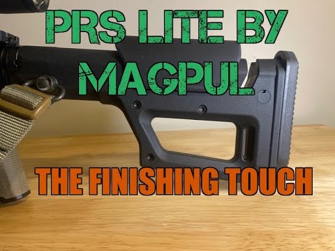 Magpul PRS LITE STOCK for light sniper rifle HD 1080p - YouTube