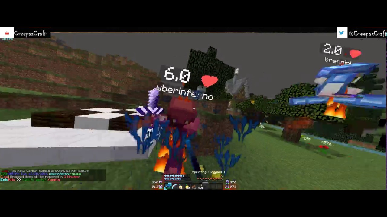 MINECRAFT | PvPing On Servers! - YouTube