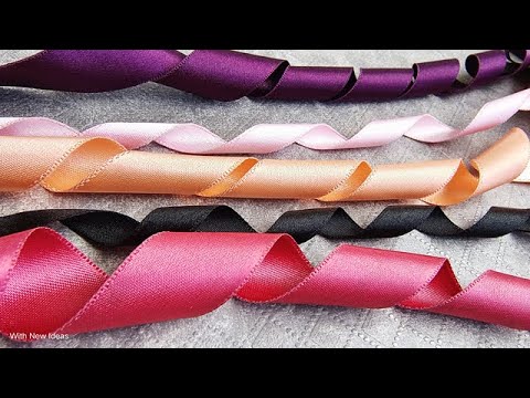 8 DIY Creative Beautiful Art Using Ribbon, Amazing Flower Craft Ideas ...