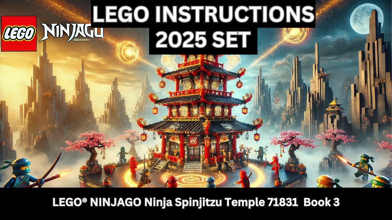 LEGO INSTRUCTIONS: Lego NINJAGO Ninja Spinjitzu Temple (71831) Build ...