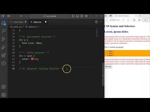 CSS Selector - Part 3 | HTML & CSS Tutorials for Beginners | Full Course - YouTube