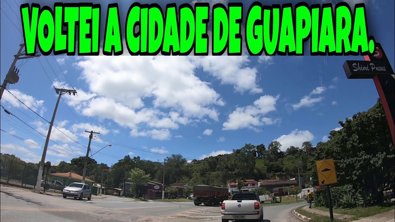 VOLTEI A CIDADE DE GUAPIARA. - YouTube