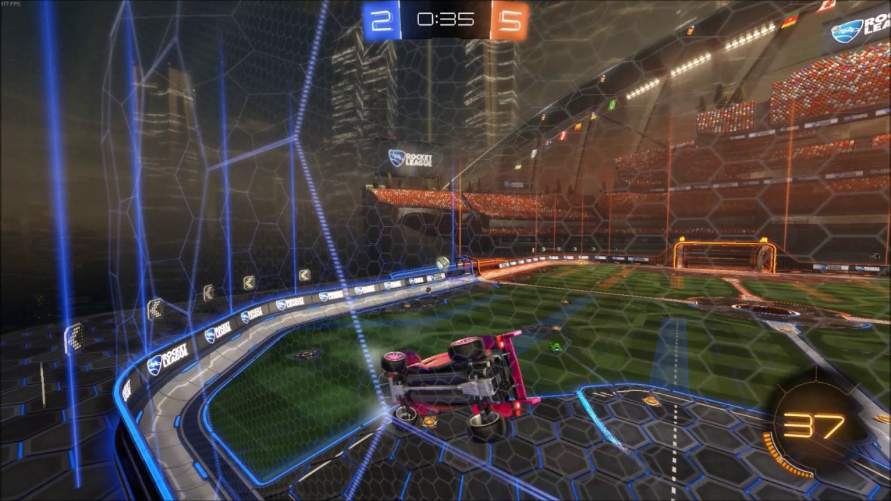 Rocket League | Redirect off the backboard - YouTube