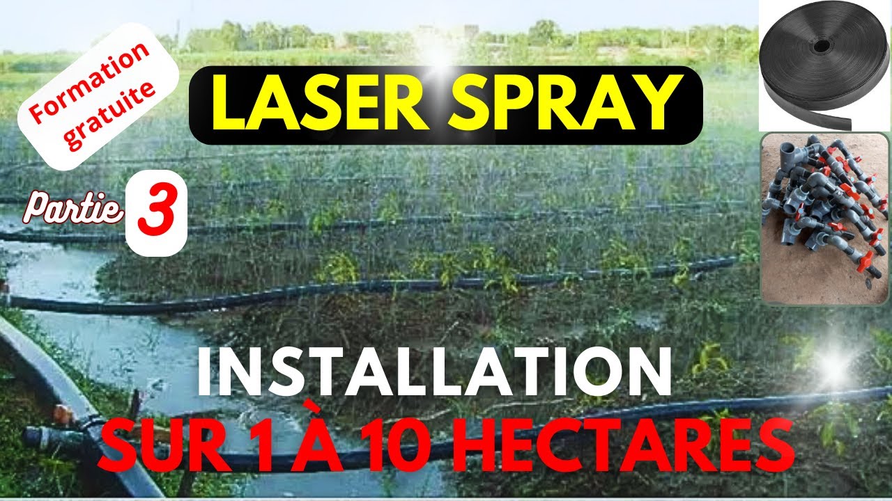 PARTIE 3: Comment Installer Son Propre Système d'Irrigation sur 1 à 10 ...