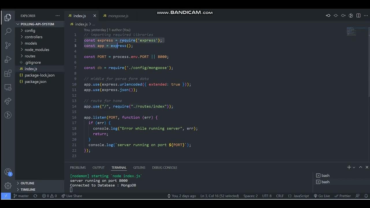 Polling Api System Using Nodejs And Postman Youtube