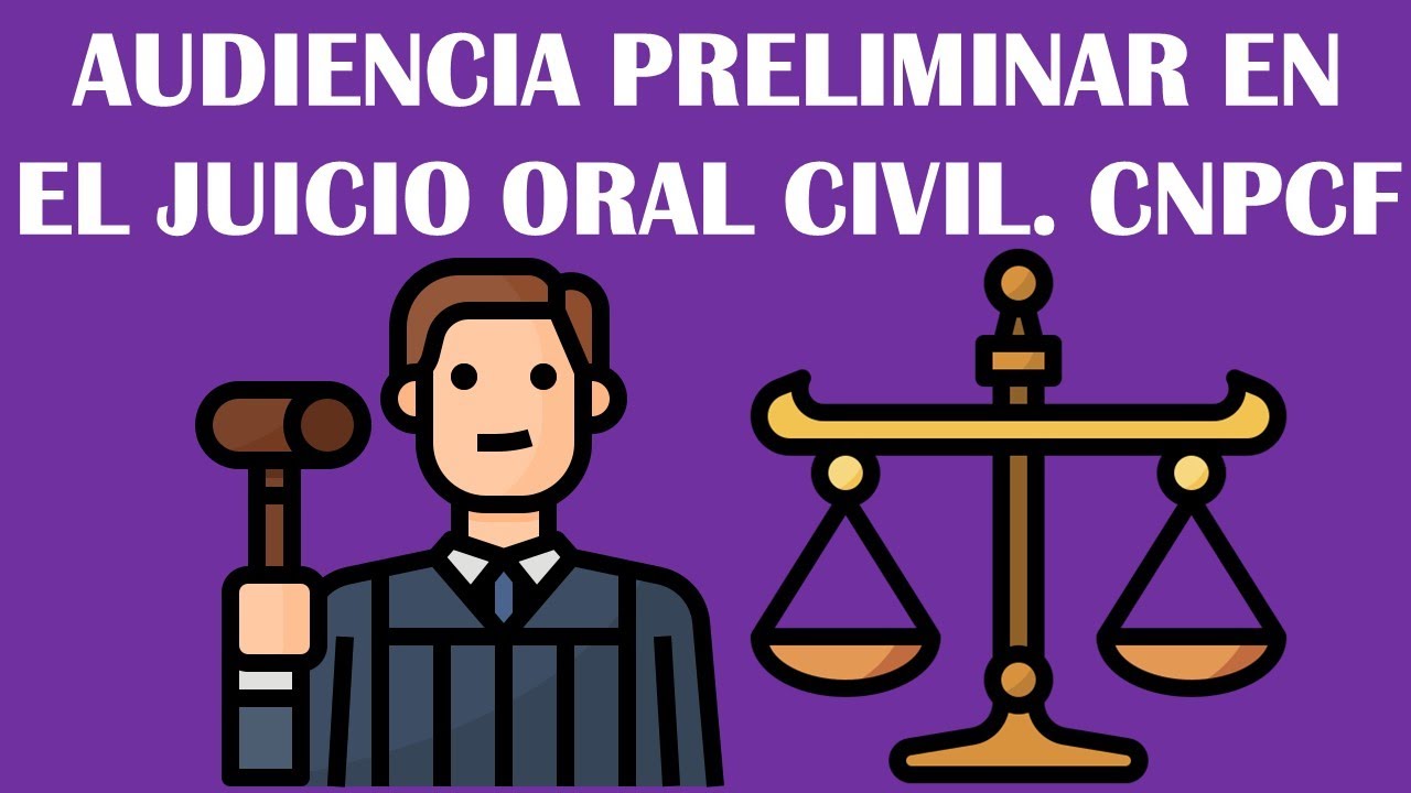 Audiencia Preliminar Del Juicio Oral Civil CÓdigo Nacional De