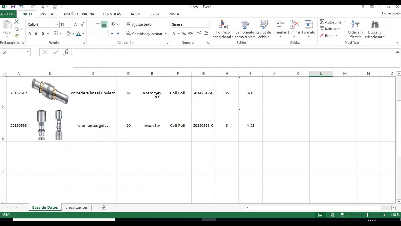 Inventario de refacciones P6 - YouTube