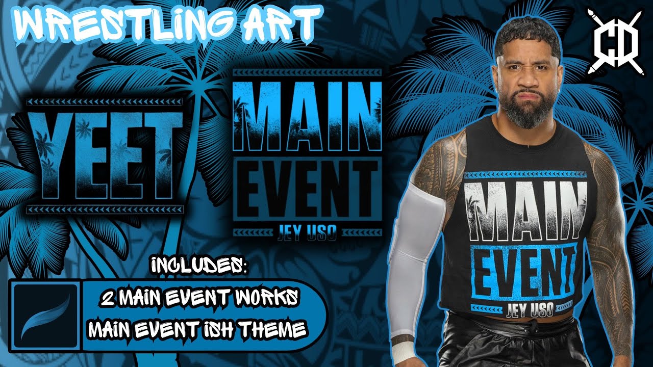 Wrestling Art Jey Uso YEET 2 Main Event Works jeyuso yeet wwe wrestling-art-jey-uso-yeet-2-main-event-works-jeyuso-yeet-wwe