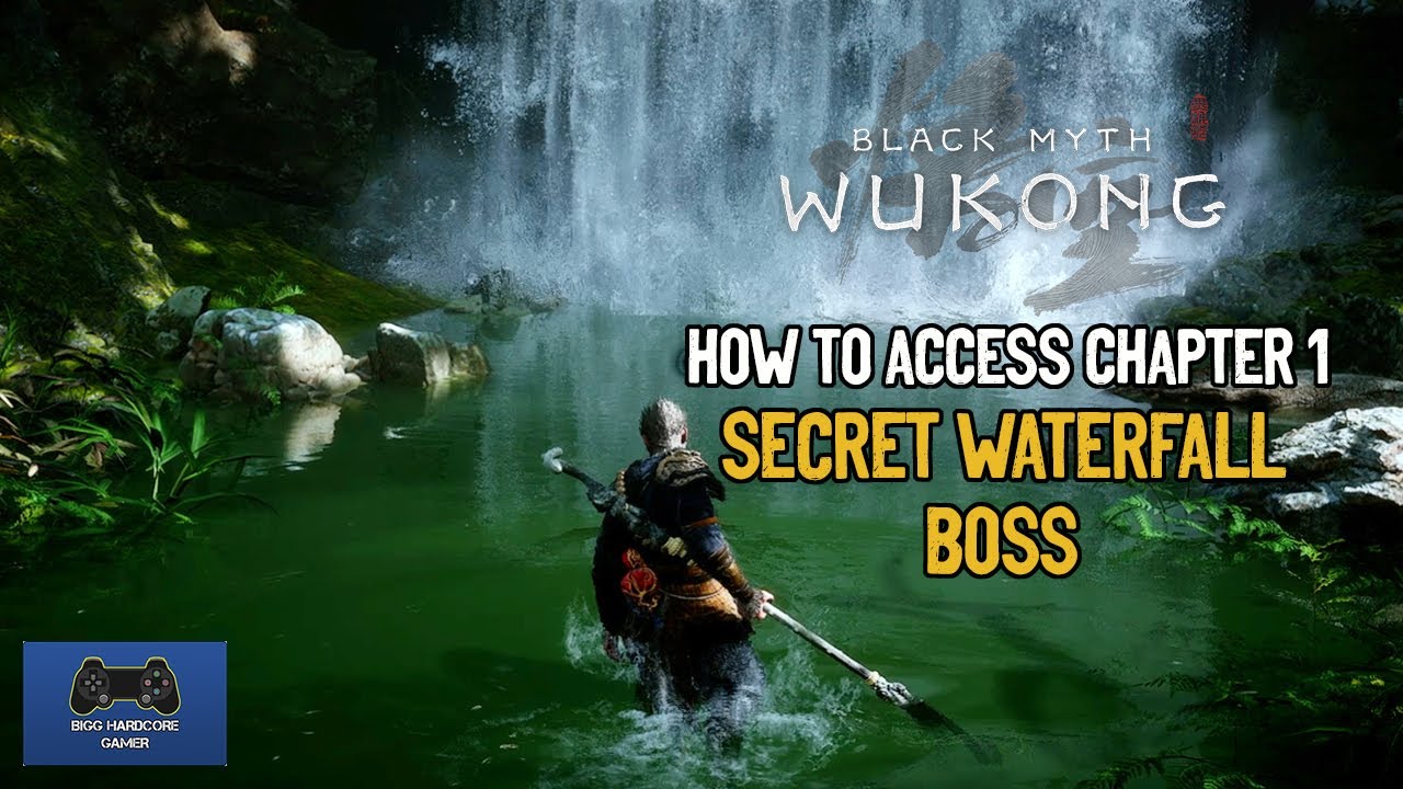 Black Myth Wukong - How To Access Chapter 1 Waterfall Secret Boss - YouTube