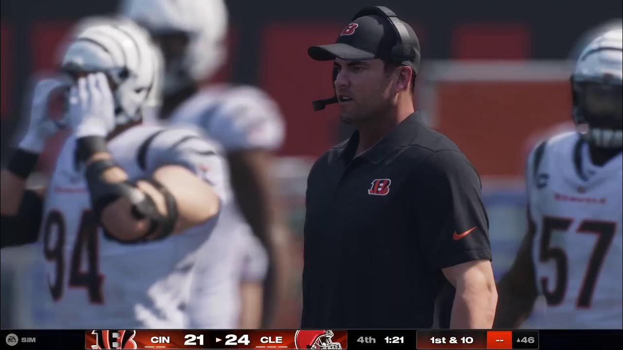 Cincinnati Bengals vs Cleveland Browns Week 7- Full Game Sim Highlights - YouTube