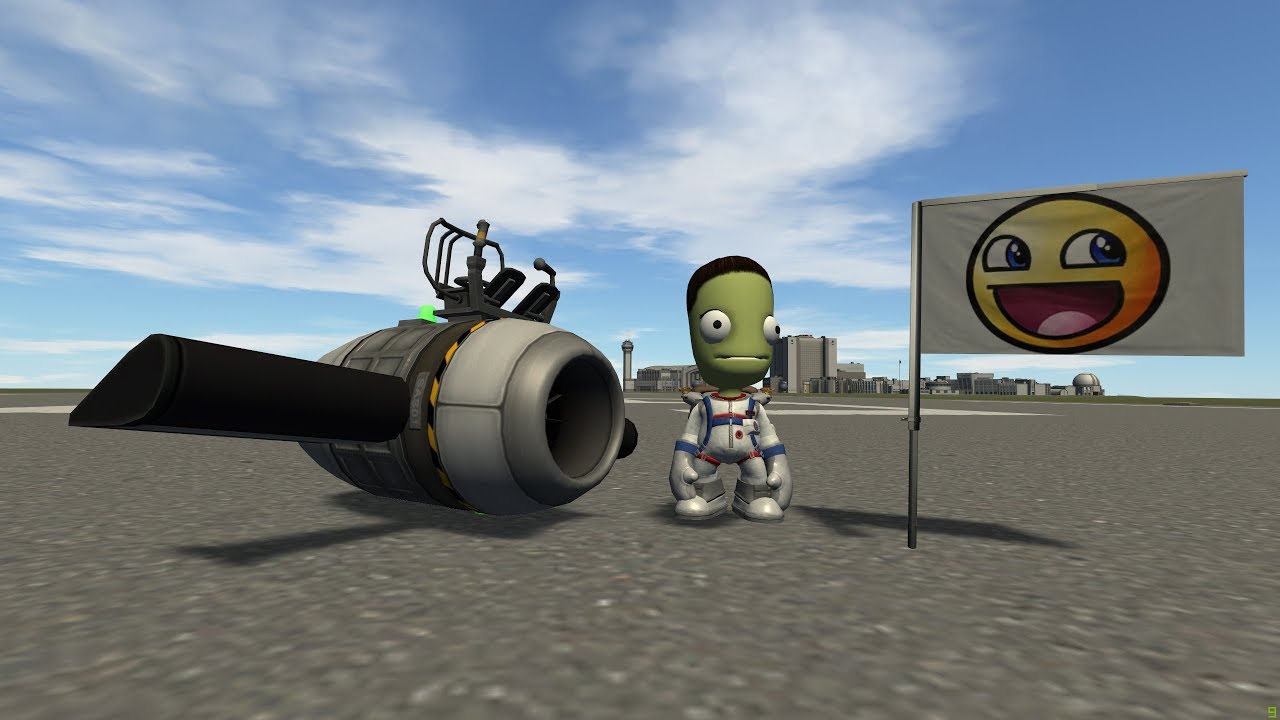 The World's Smallest Airplane - Mk1 — Kerbal Space Program - YouTube