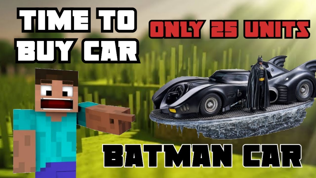 Time to buy Batman car in Minecraft 🔥🔥#minecraft #car #batman - YouTube