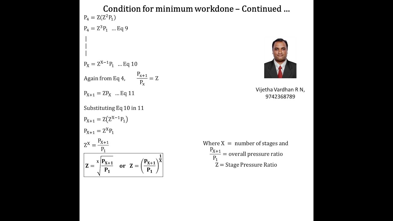 Reciprocating Compressor Part 7 Multistage compressor, WD and min WD ...