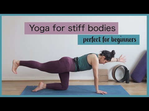 Yoga for stiff bodies! Perfect for beginners. - YouTube