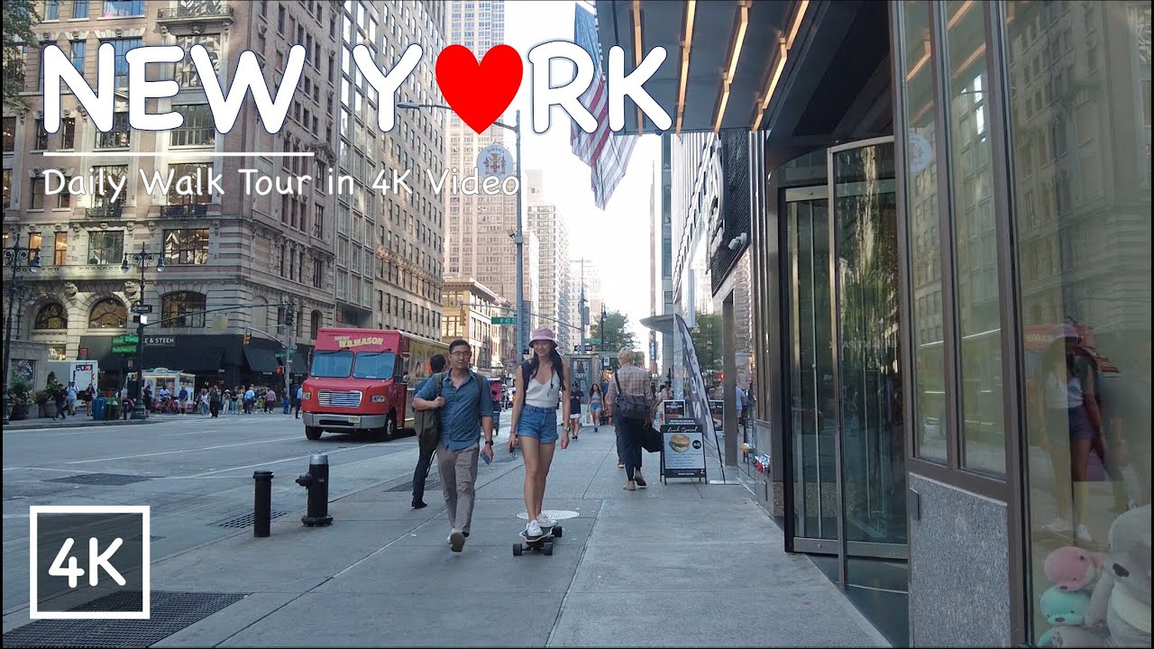 [Daily] New York City, Midtown Manhattan Summer City Walk Tour, 6th ...