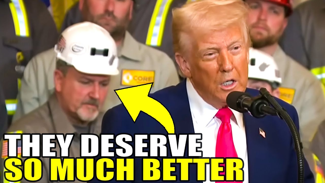 Bumbling Buffoon Trump Thinks Coal Miners WANT to Live in Agony - YouTube