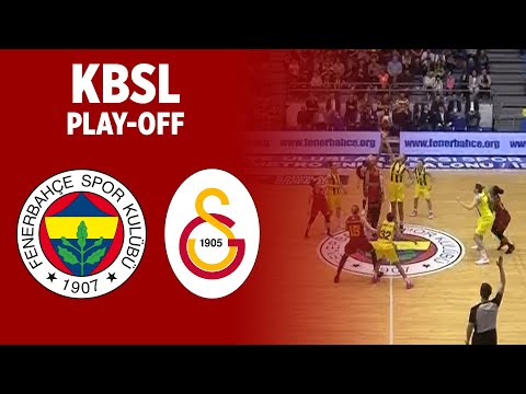 KBSL Play-Off Özet | Fenerbahçe 72-51 Galatasaray (İlk Maç)