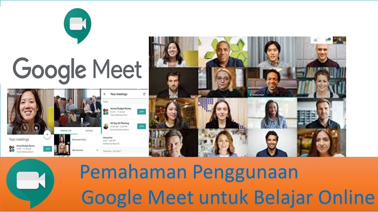 Penggunaan Google Meet Belajar Online (Aplikasi GRATISAN), Belajar ...