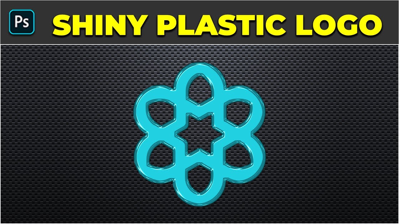 How to Create a Shiny Plastic Logo - Photoshop Tutorial - YouTube
