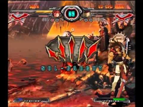 Guilty Gear XX Accent Core (Sol Badguy run) - YouTube