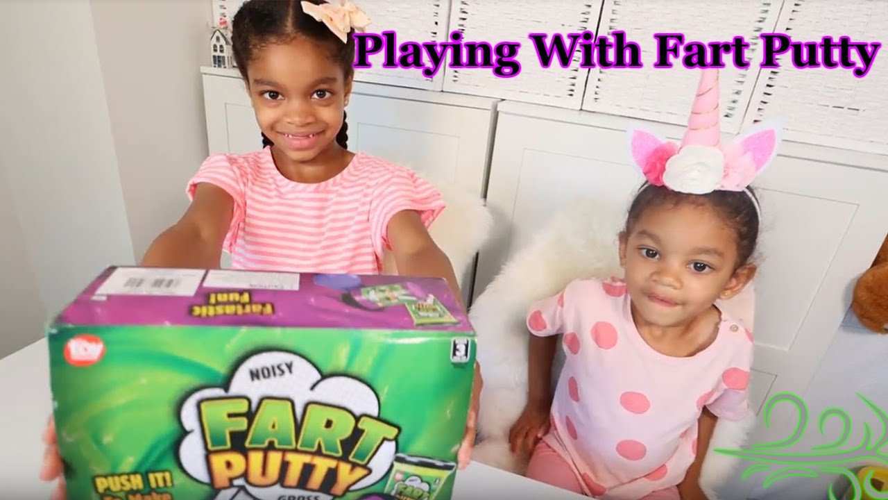 Kids Fun Fart Putty!!! Squishy Noisy Fart Slime! - YouTube