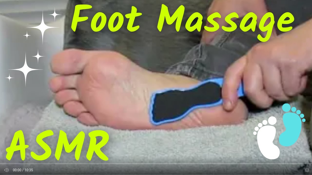 ASMR Foot Care Relaxation w/ Foot File & Massage | Calming Nature ...