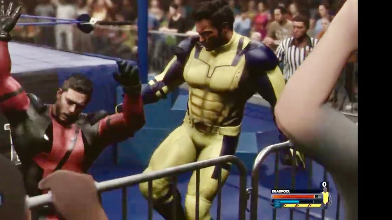 Wolverine v Deadpool💪Muscle Wrestling - YouTube